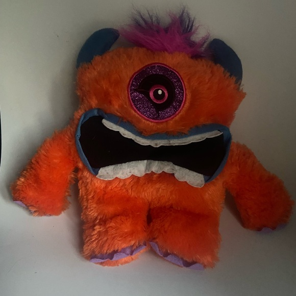 Kellytoy | Toys | Kellytoy Orange And Purple Plush Monster | Poshmark